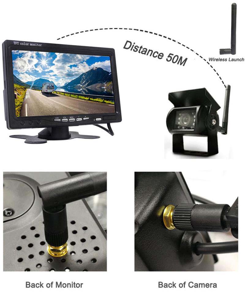 7 inch wireless car monitor 7 inch wireless car monitor