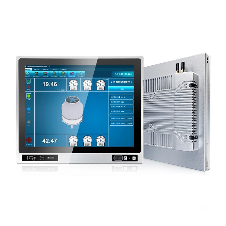 15'' With Card Reader and Scanner Optical Touch Monitor Windows ...